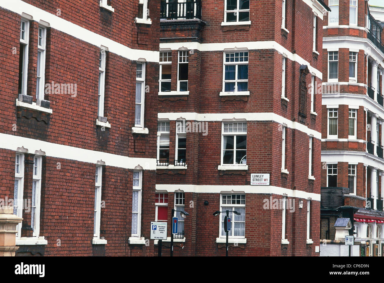 United Kingdom - England - London. Oxford Street, typical buildings ...