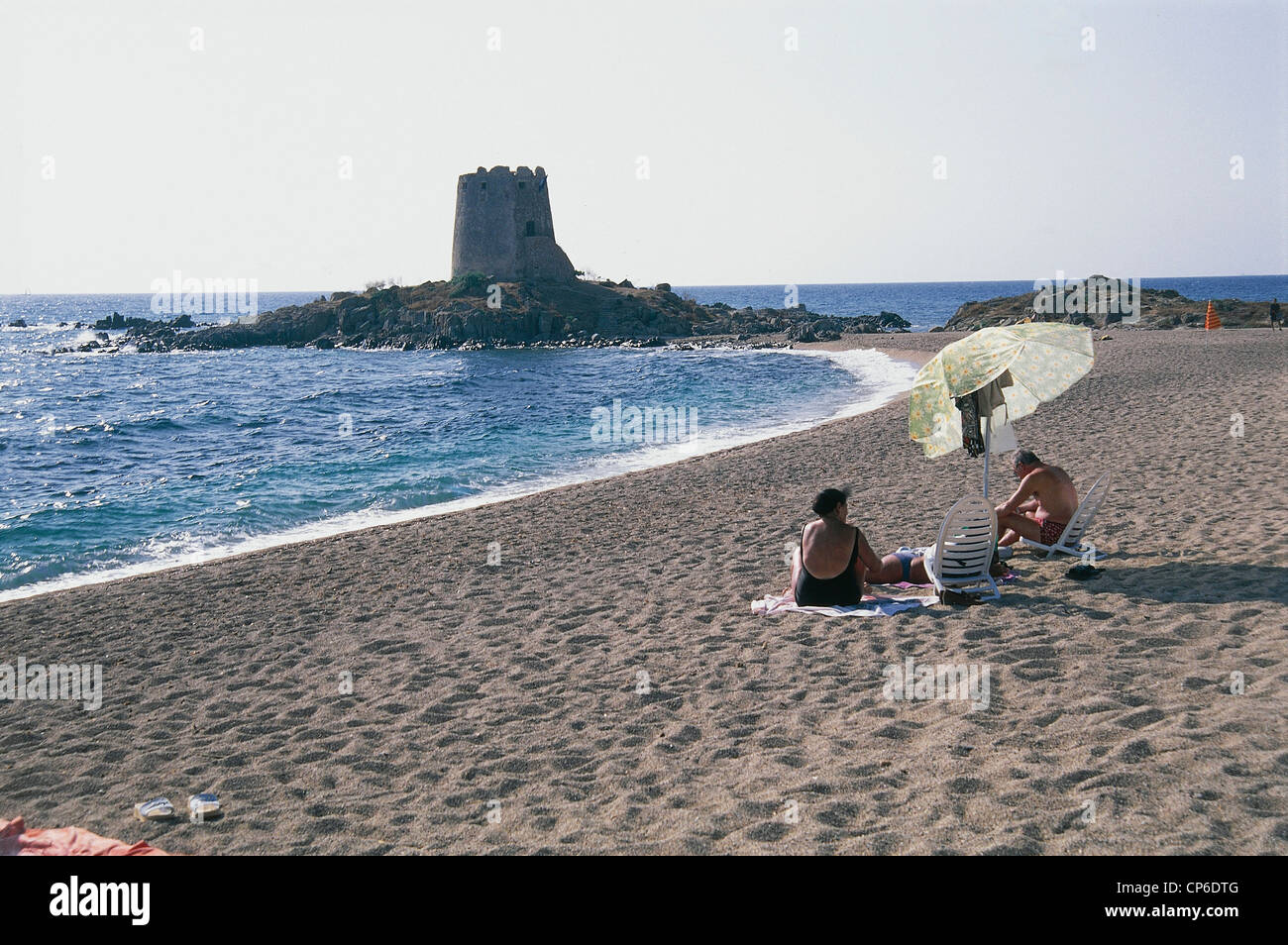 Sardinia - Barisardo (Og). Beach tower Bari, XVI-XVII century Stock ...