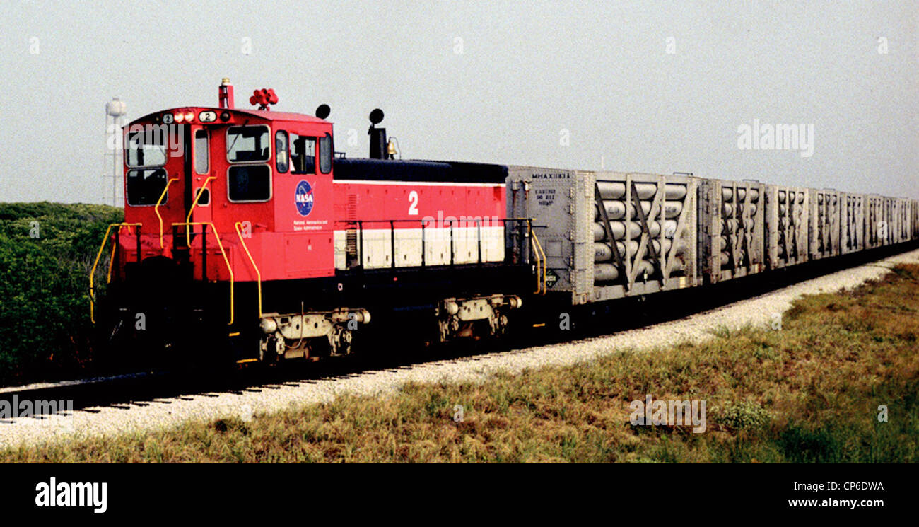 NASA's Railroad Locomotive 2, used for transporting space components ...