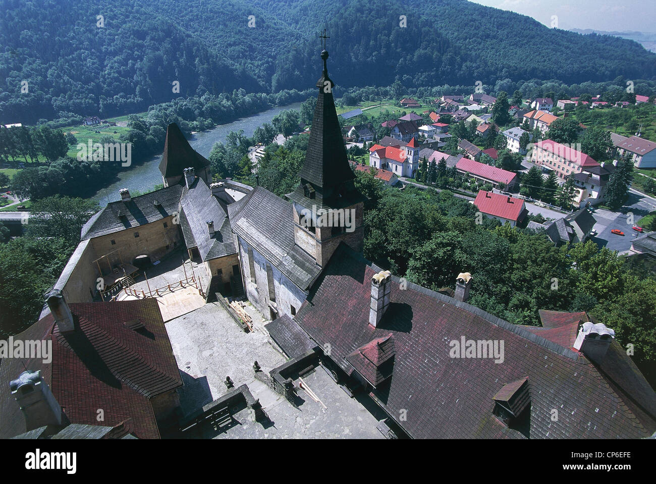 Slovakia - Oravsky Podzamok, Orava Castle Stock Photo - Alamy