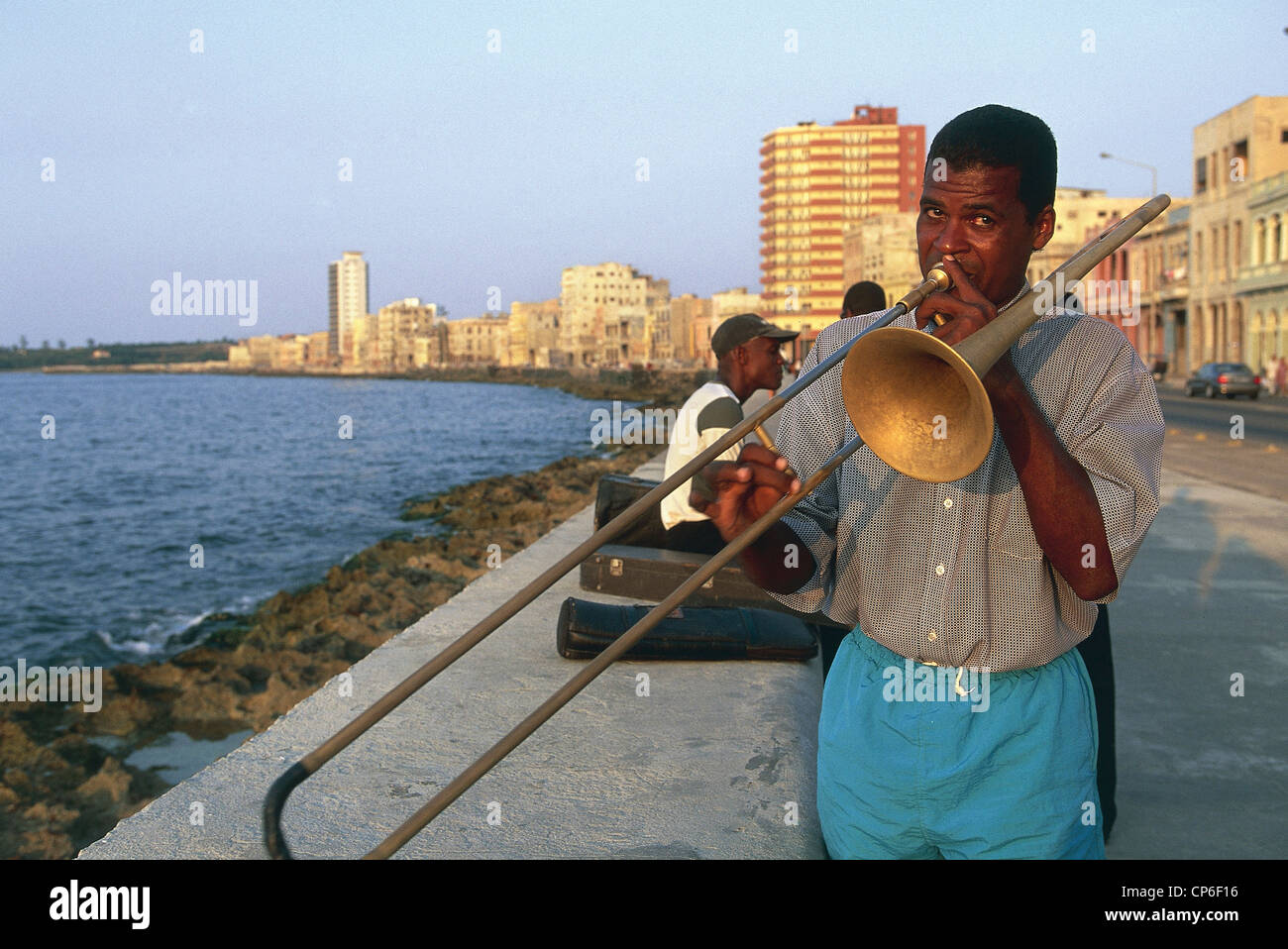 Cuba - Havana - Habana Vieja. The Malecon promenade, Avenida Antonio ...