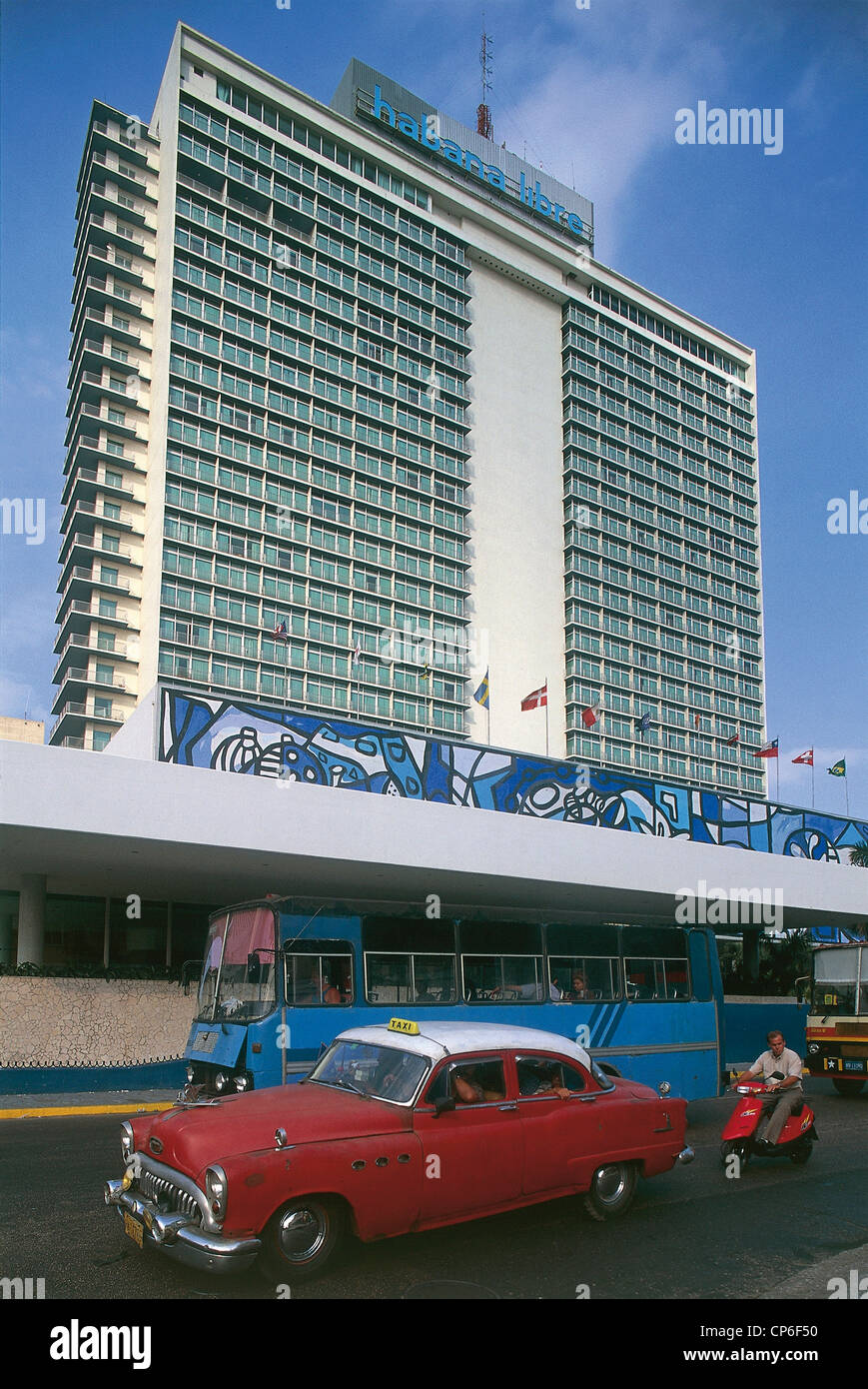 Cuba - Havana (La Habana) - Vedado. Hotel Habana Libre, the former ...