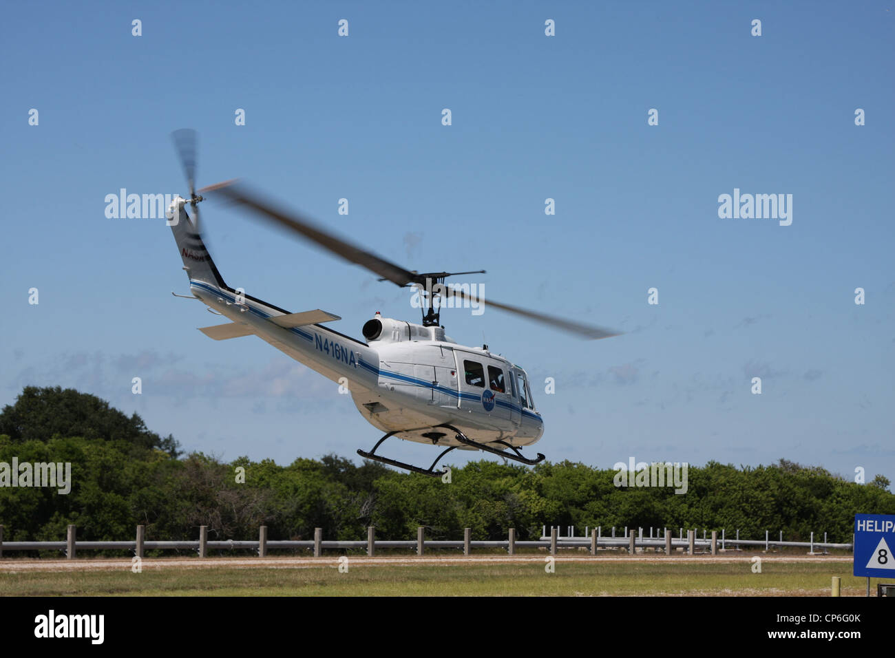 NASA UH-1B Iroquois N416NA, a modified version of the classic Bell UH-1 ...