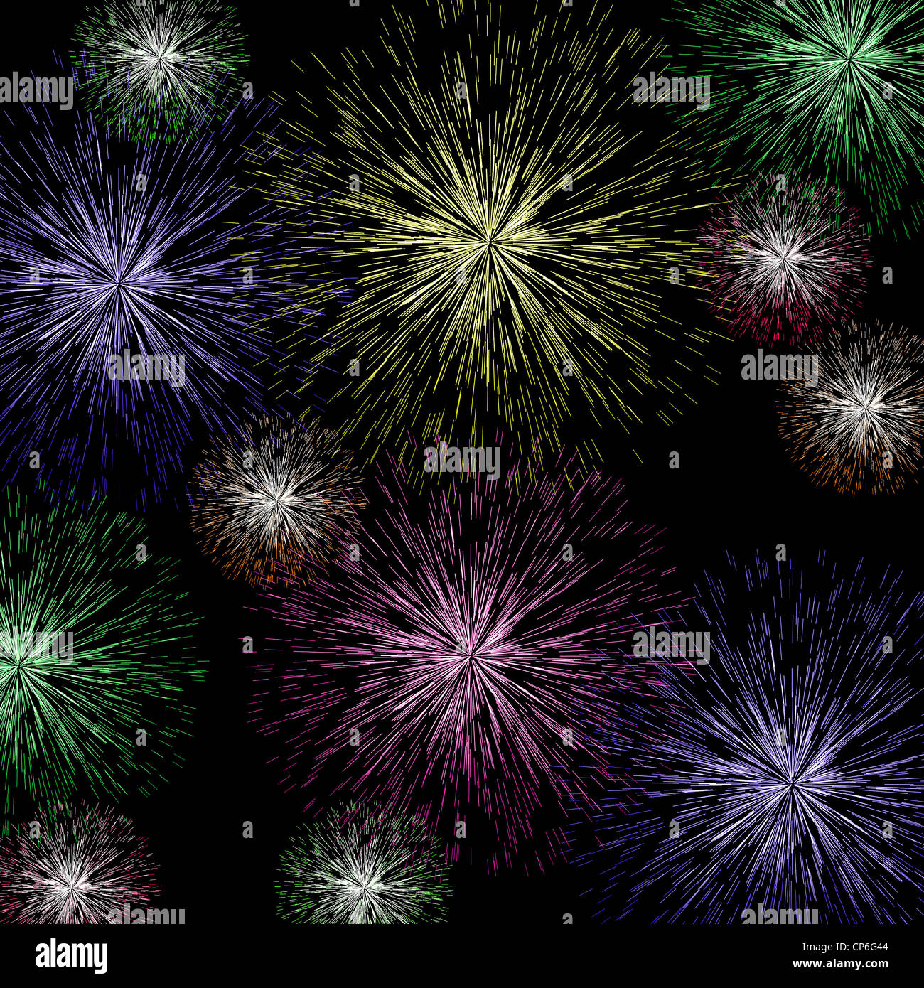 Exploding Fireworks Background As Holiday Or Independence Celebrations ...