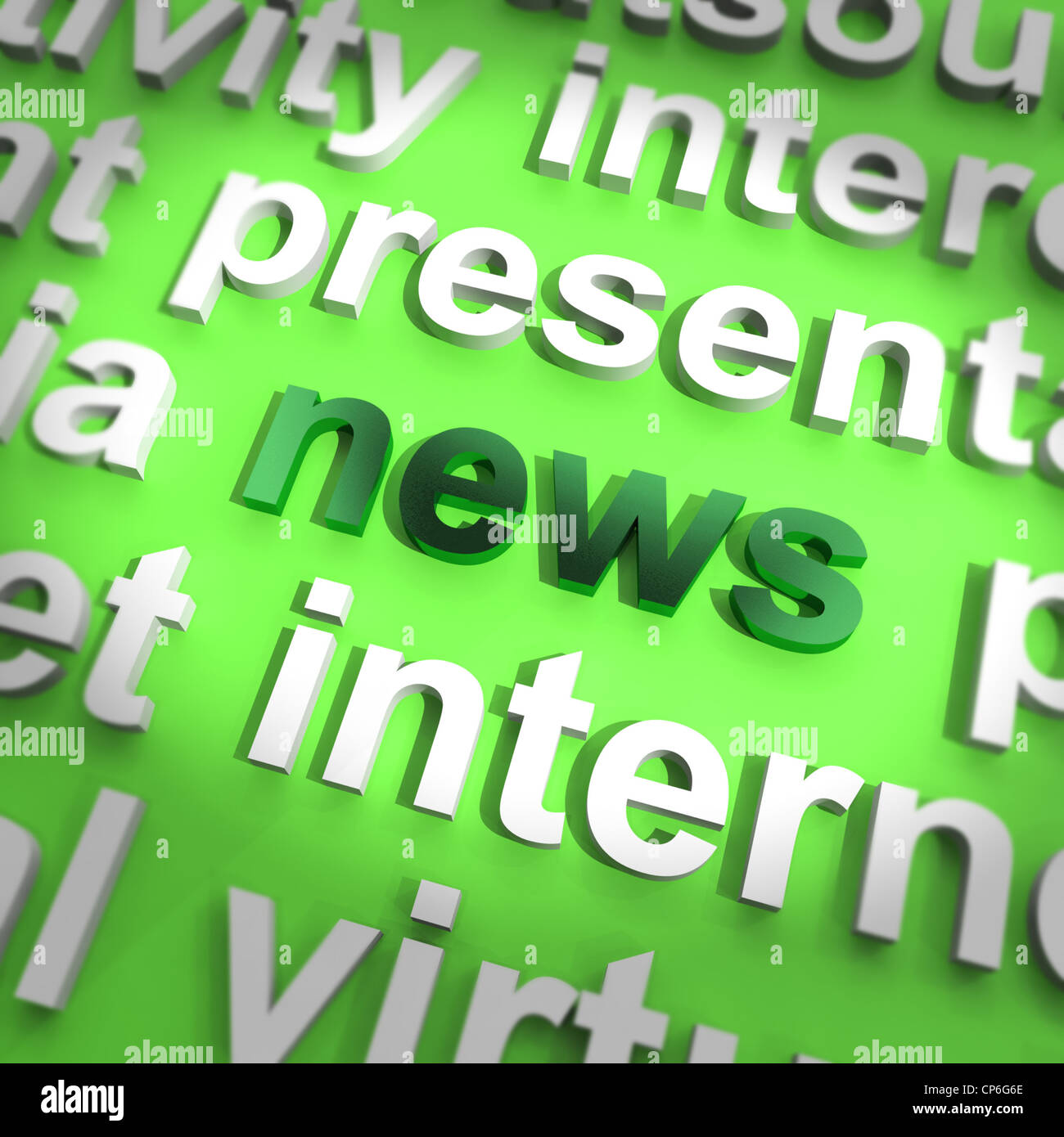 News Word Shows Media Journalism And Information Stock Photo - Alamy