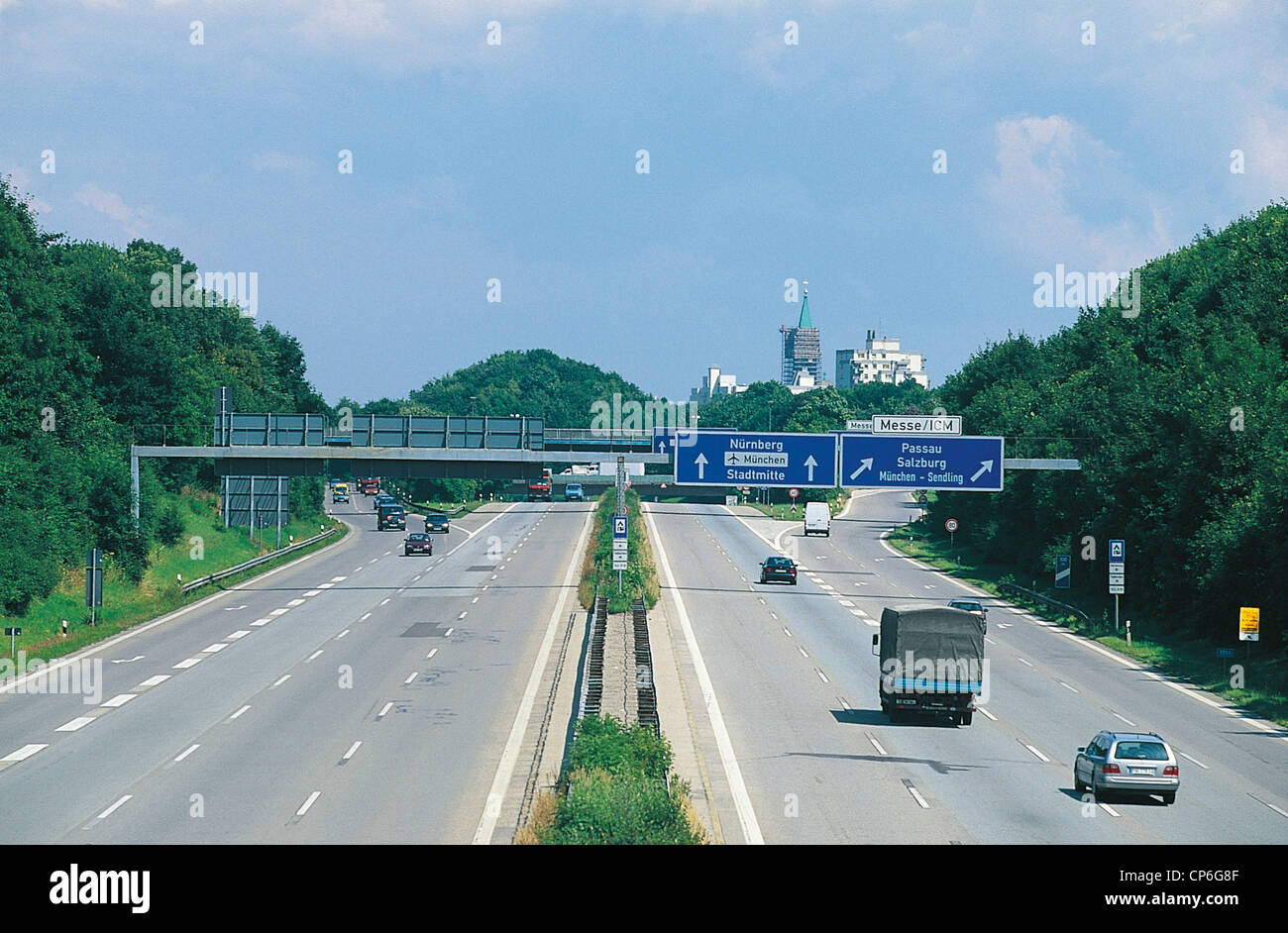 Germany Munich Monaco Highway Stock Photo - Alamy