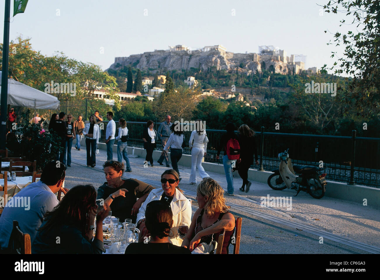 Greece - Athens, Monastiraki district. Pedestrian zone Stock Photo - Alamy