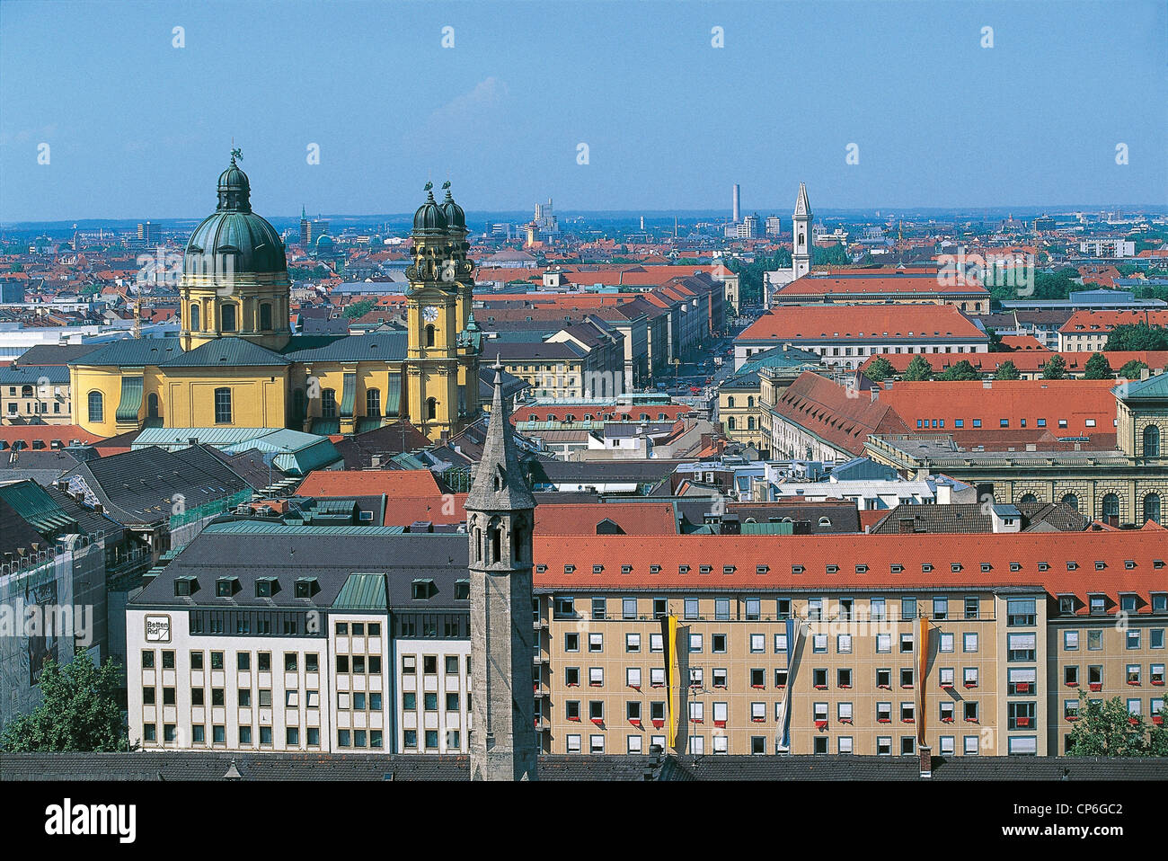 GERMANY MUNICH MONACO CHURCH OF SAN GAETANO Theatinerkirche Stock Photo ...