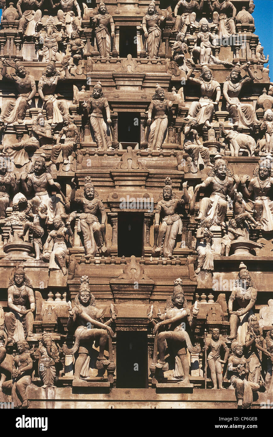 Sri Lanka - Colombo, Hindu Temple Sivan Kovil. Particular Stock Photo ...