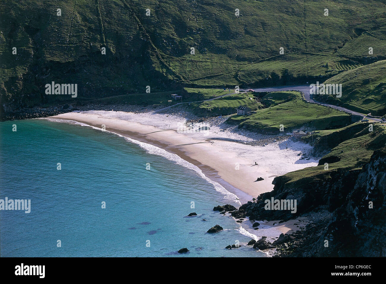 IRELAND County Mayo Achill Island Keem STRAND Stock Photo - Alamy