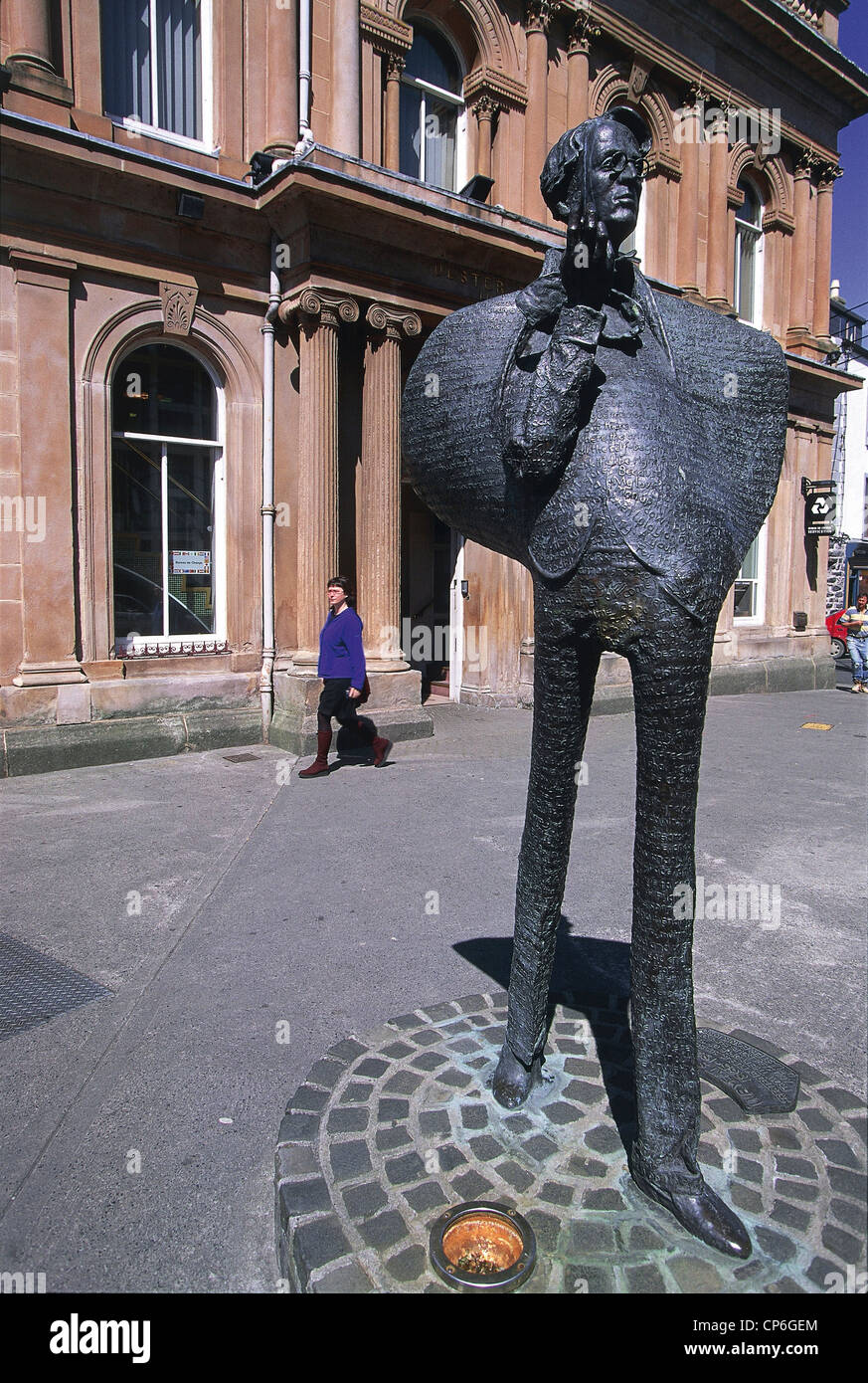 Ireland - County Sligo - Sligo. Monument to William Butler Yeats Stock ...