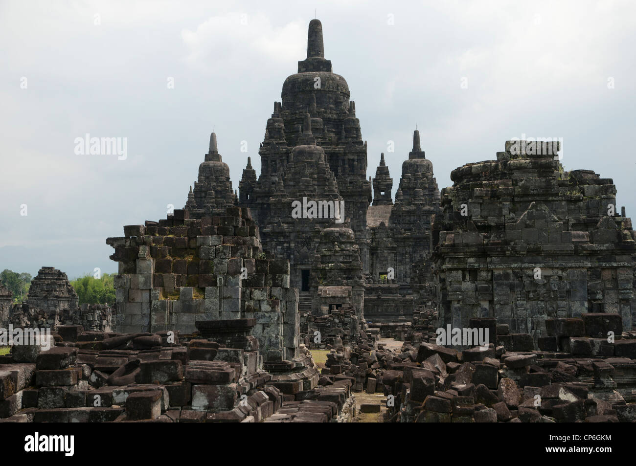 The great Prambanan Temple complex featuring more than 50 temple sites ...
