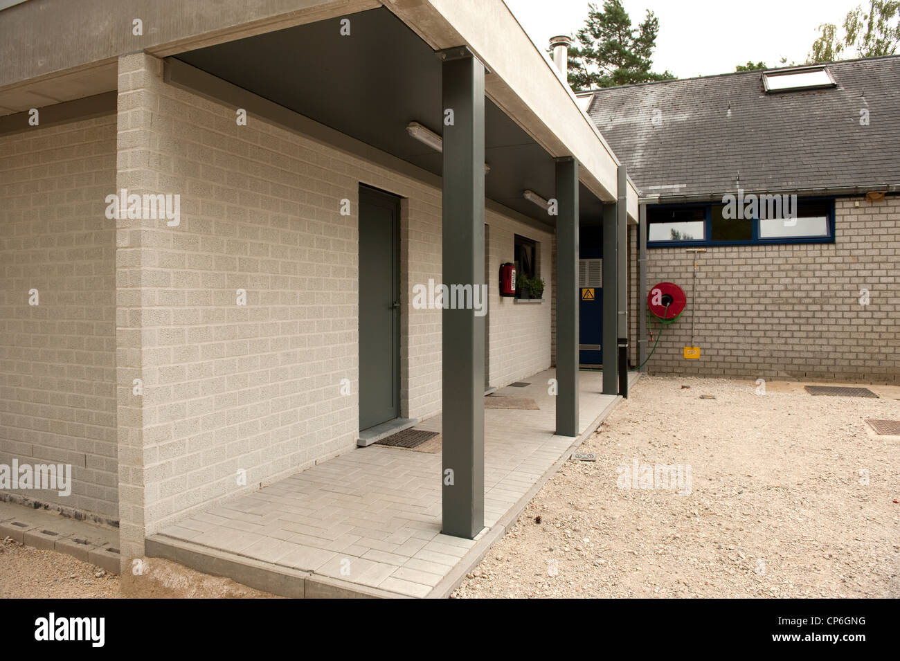 Modern Campsite Shower Block Zonhoven Belgium Europe EU Stock Photo - Alamy