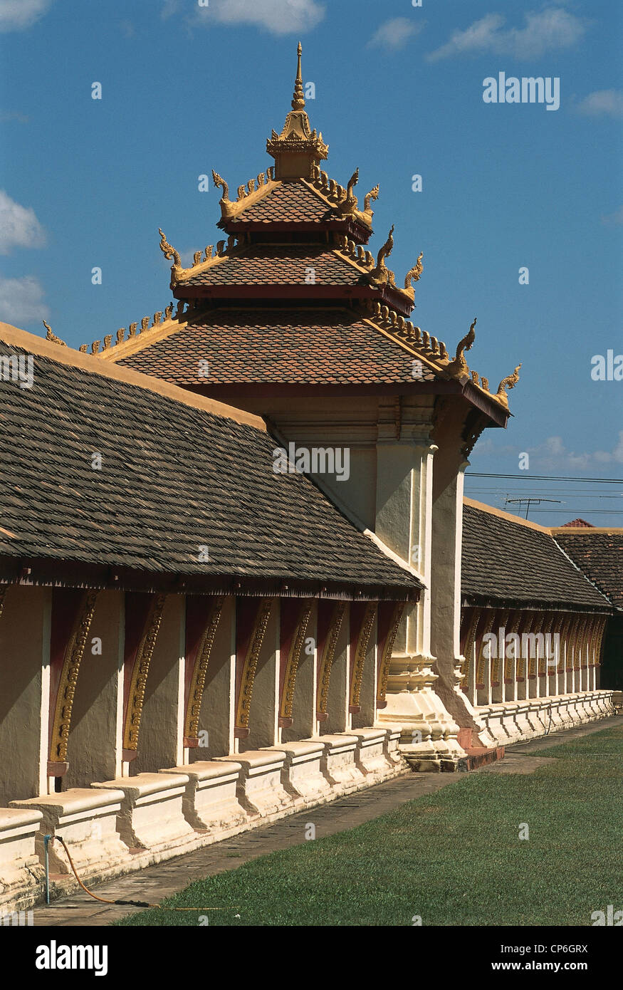 Laos - Vientiane (Viangchan), the Great Sacred Stupa (Vat That Luang ...