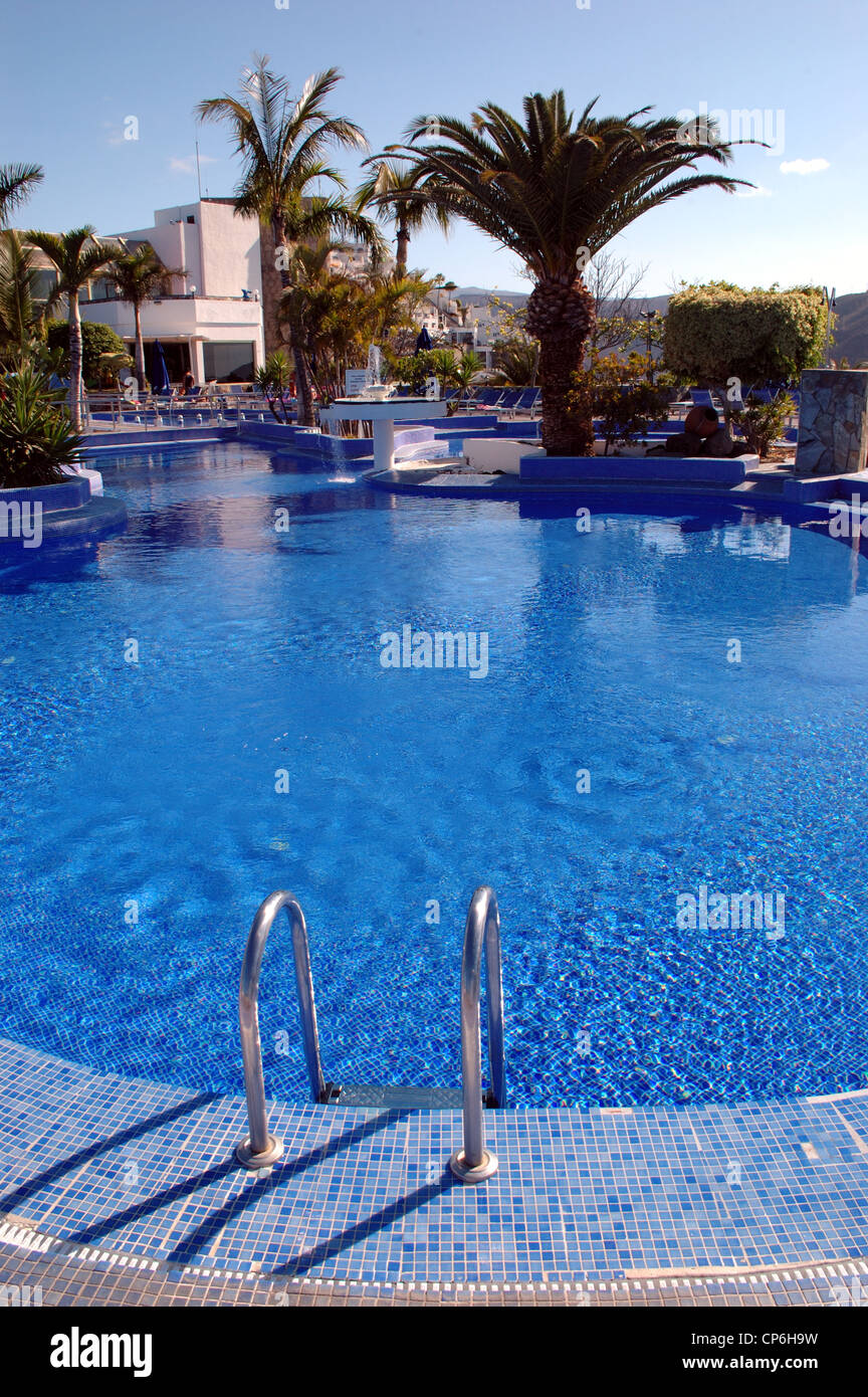 A swimming pool in Gran Canaria, Canary Islands, Spain Stock Photo - Alamy