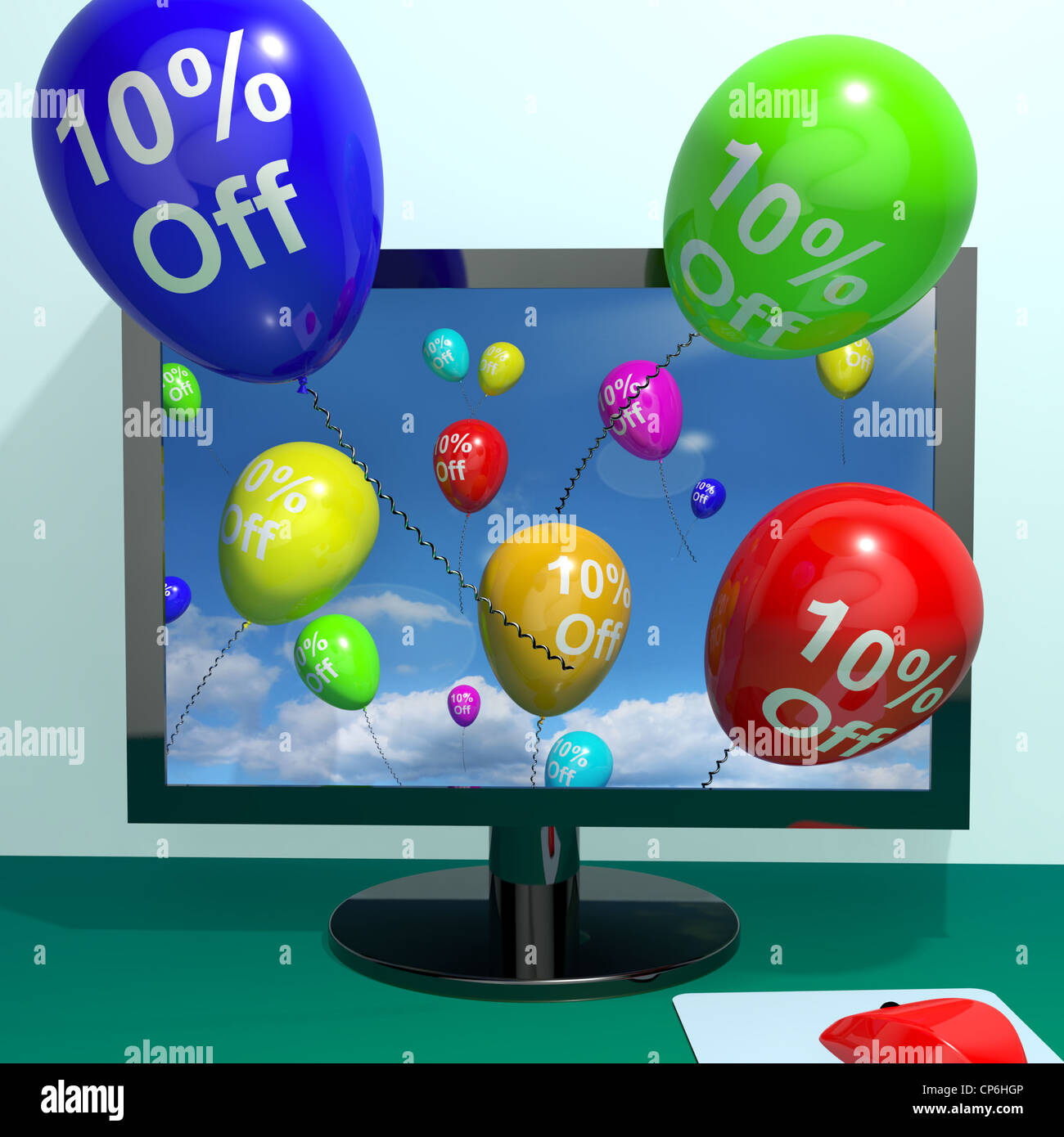 10% Off Balloons From Computer Shows Sale Discount Of Ten Percent ...