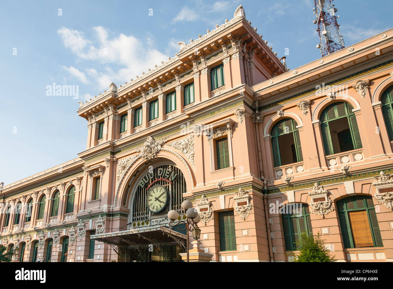 The Central Post Office, Ho Chi Minh City, (Saigon), Vietnam Stock ...