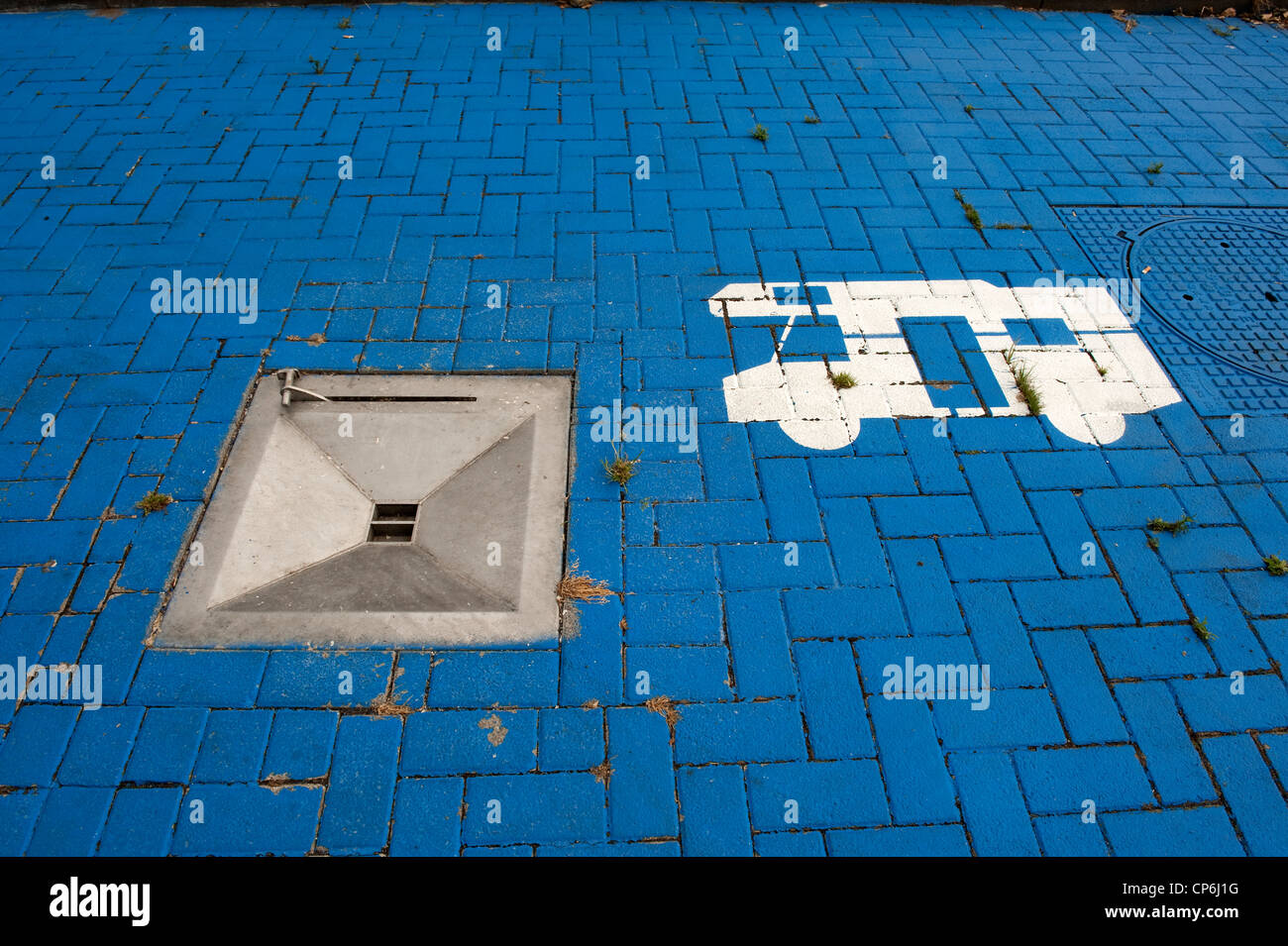 Motorhome Service Point Hasselt Belgium Europe EU Stock Photo - Alamy