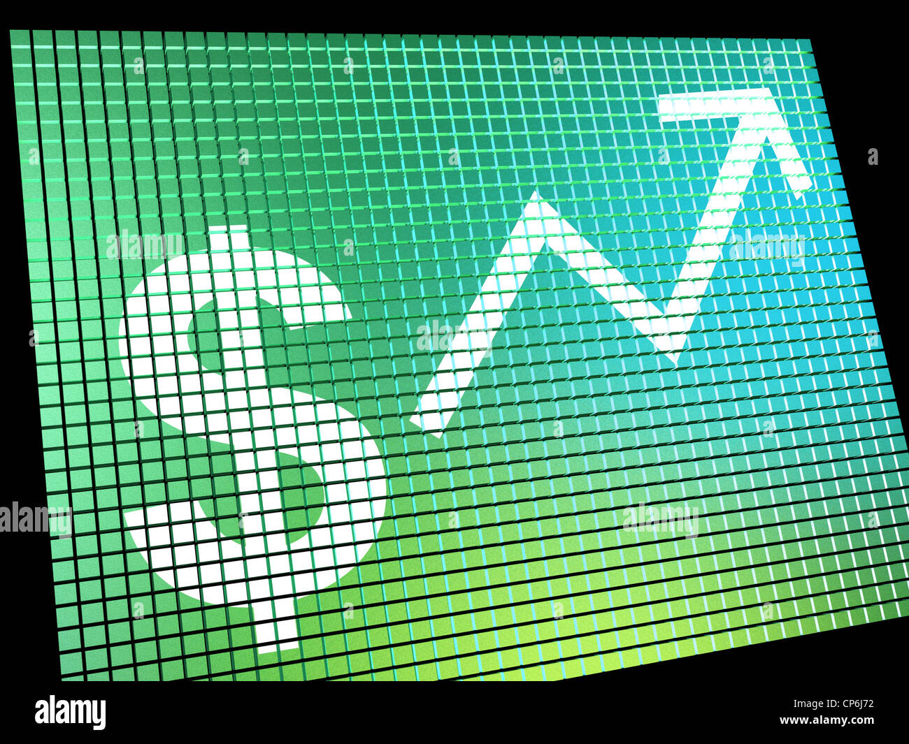 Dollar Sign And Up Arrow Monitor As Symbol For Earnings Or Profits ...