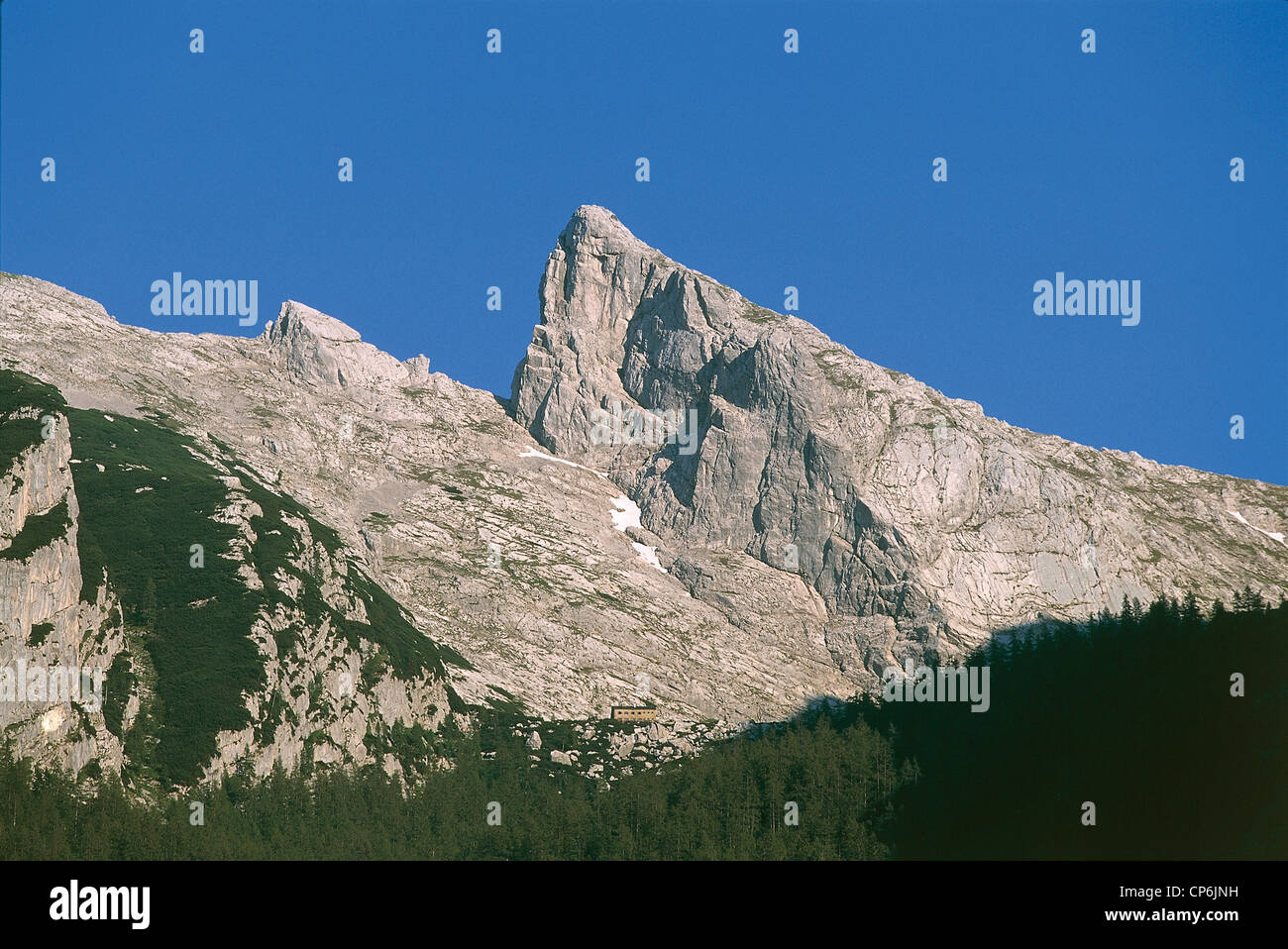 Germany - Bavaria - Berchtesgaden National Park. Mount Hochkalter, 2607 ...