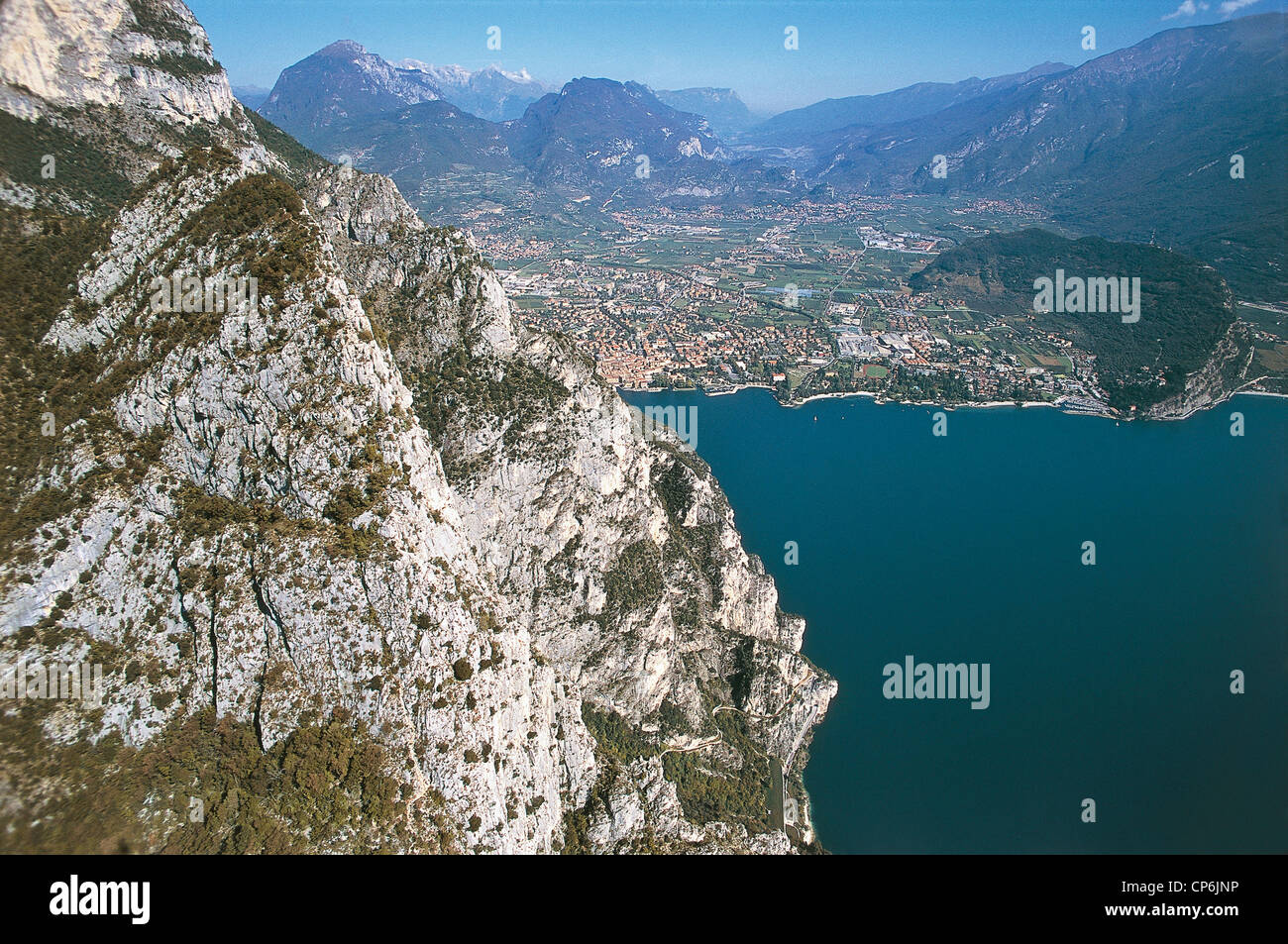 Trentino - Lake Garda. Riva del Garda and Torbole (TN). Aerial View ...