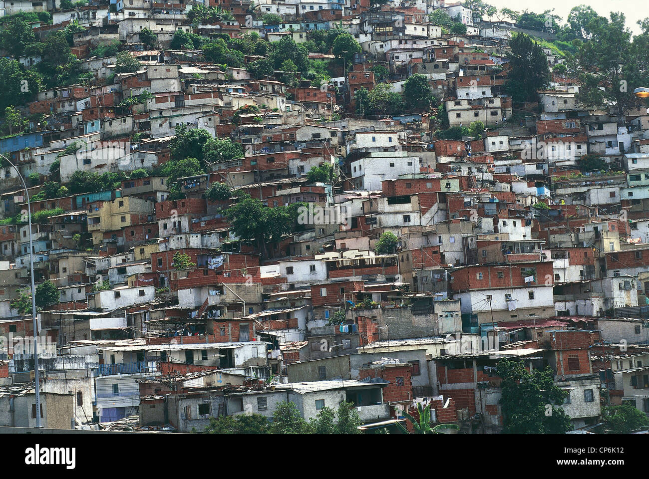 Venezuela - Caracas. View of a favela Stock Photo - Alamy