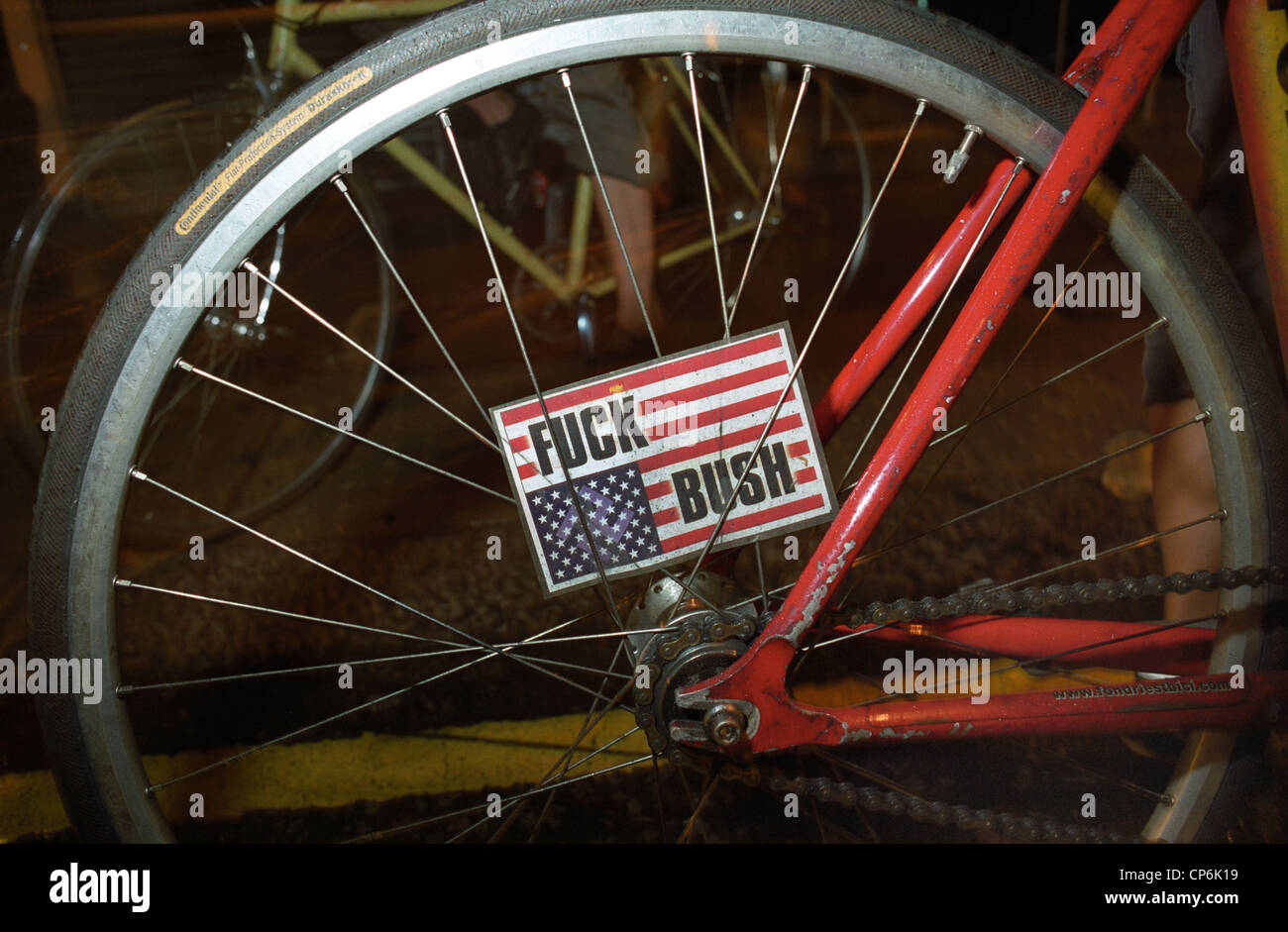 A protest bike Stock Photo - Alamy
