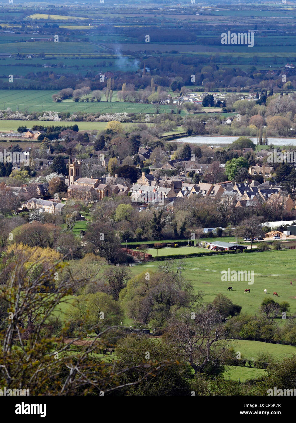 Broadway, typical English town or village. Cotswolds Stock Photo - Alamy