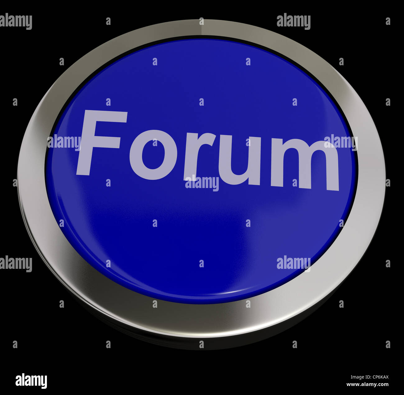 Forum Button For Social Media Community Or Getting Information Stock ...