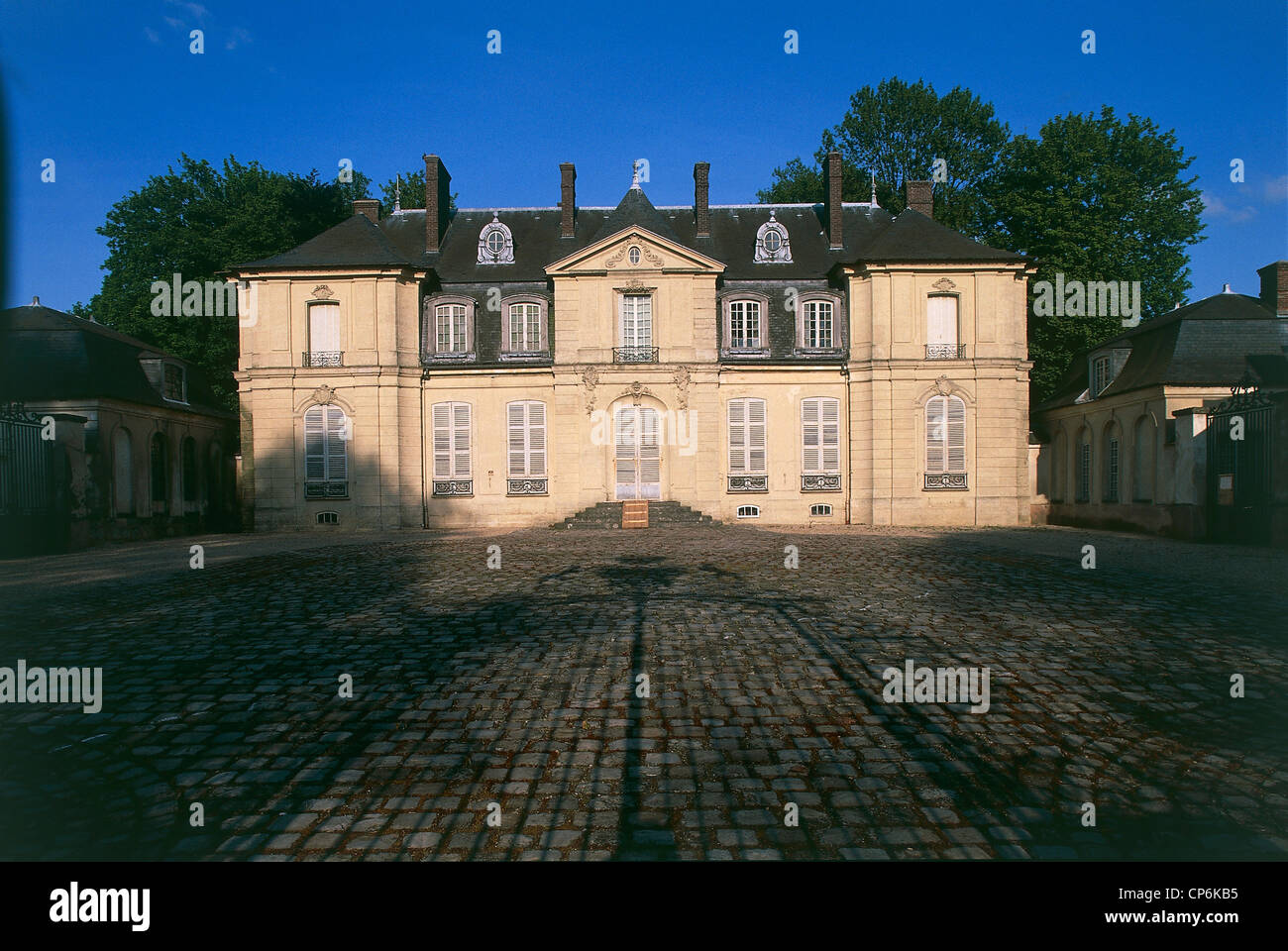 France - Ile-de-France - Seine et Marne - Castle Jossigny Stock Photo ...