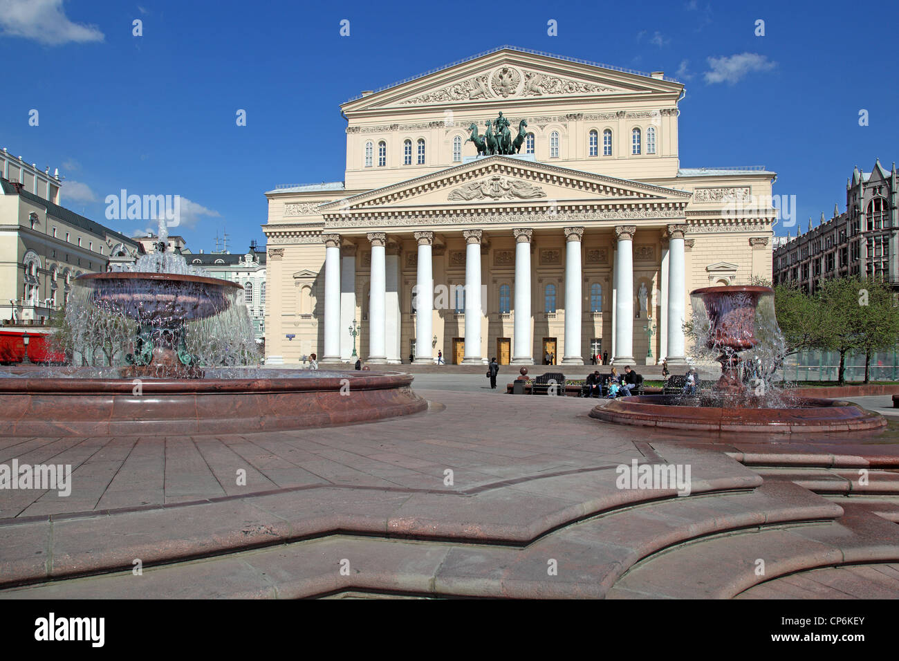 Moscow Bolshoi theater Stock Photo - Alamy