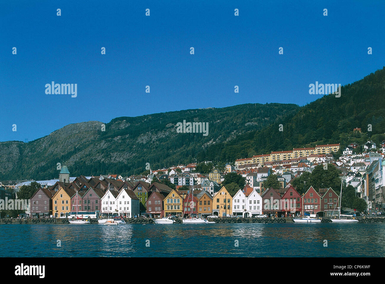 Norway - Bergen - Bryggen Hanseatic Quarter (World Heritage UNESCO 1979 ...
