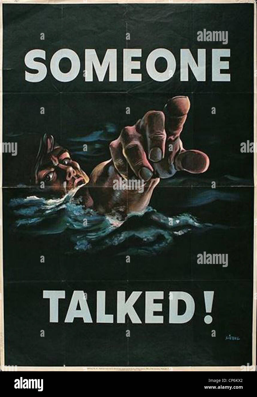 A general World War II-era propaganda poster encouraging citizens to ...