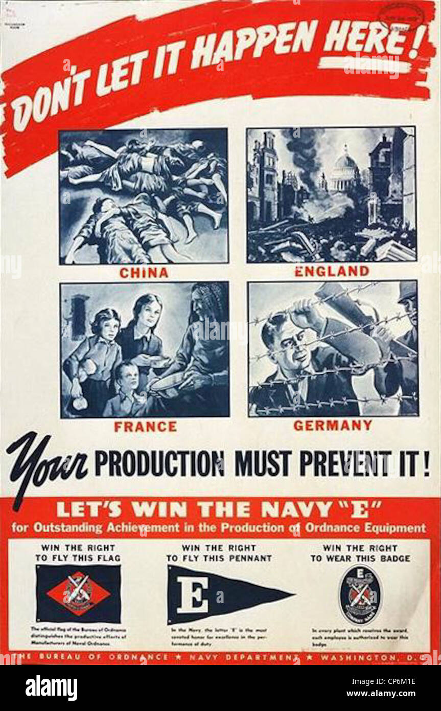This general reference to World War II propaganda posters reflects the ...