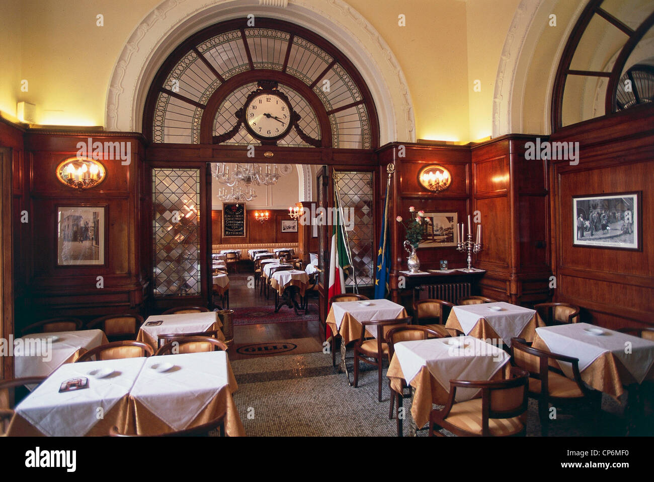 Tuscany - Florence, Cafe Gilli. Internal Stock Photo - Alamy