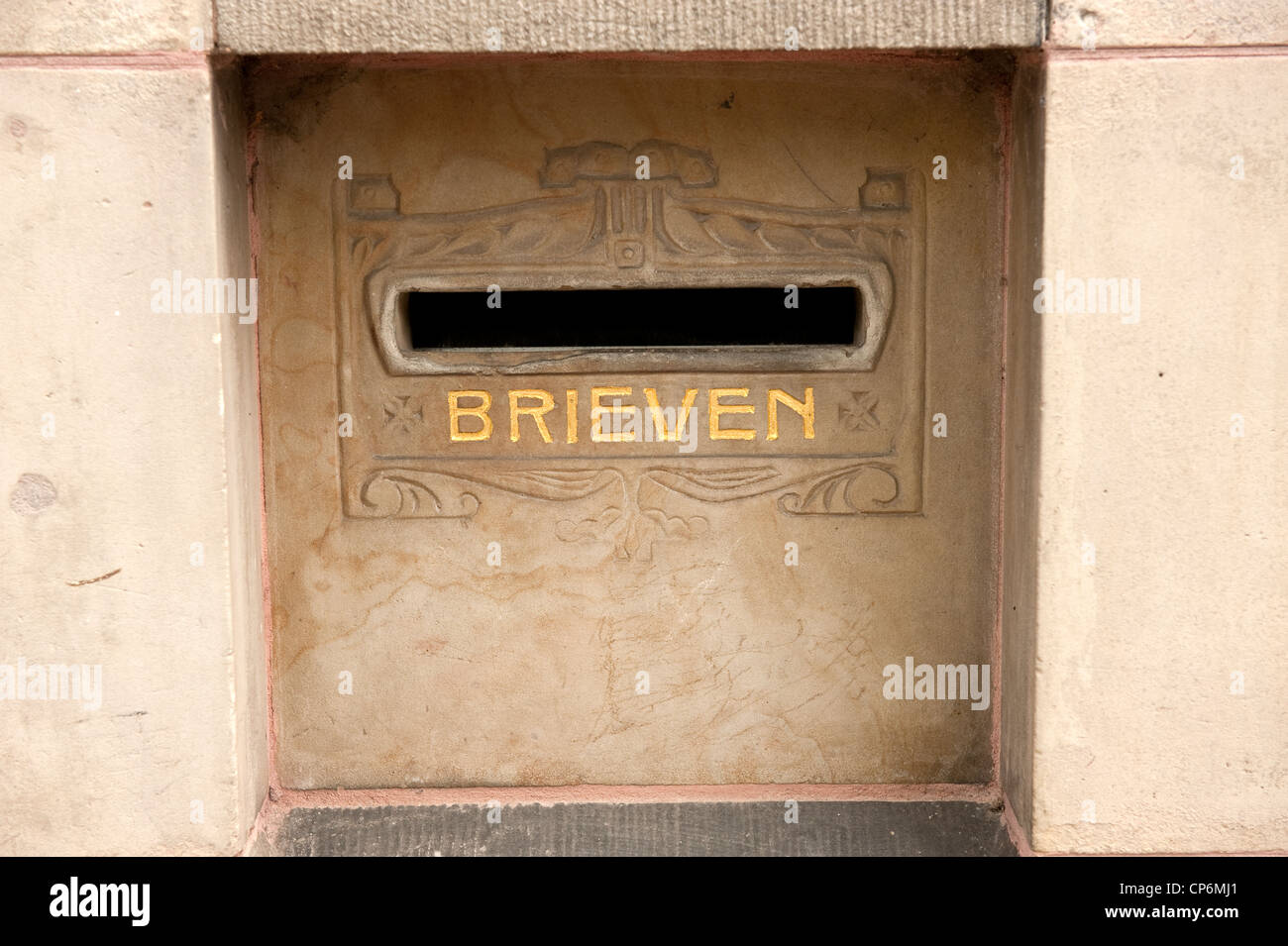 Brieven Letterbox Mail Post Amsterdam Holland Netherlands EU Stock ...