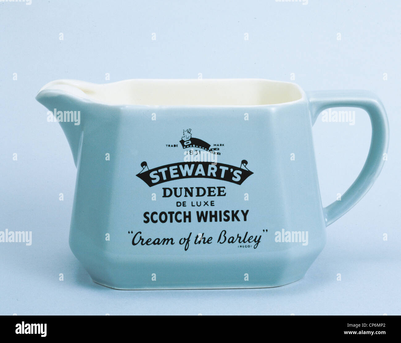 Scotland Pottery Pitcher Water Jug Stewart'S Water Stock Photo - Alamy