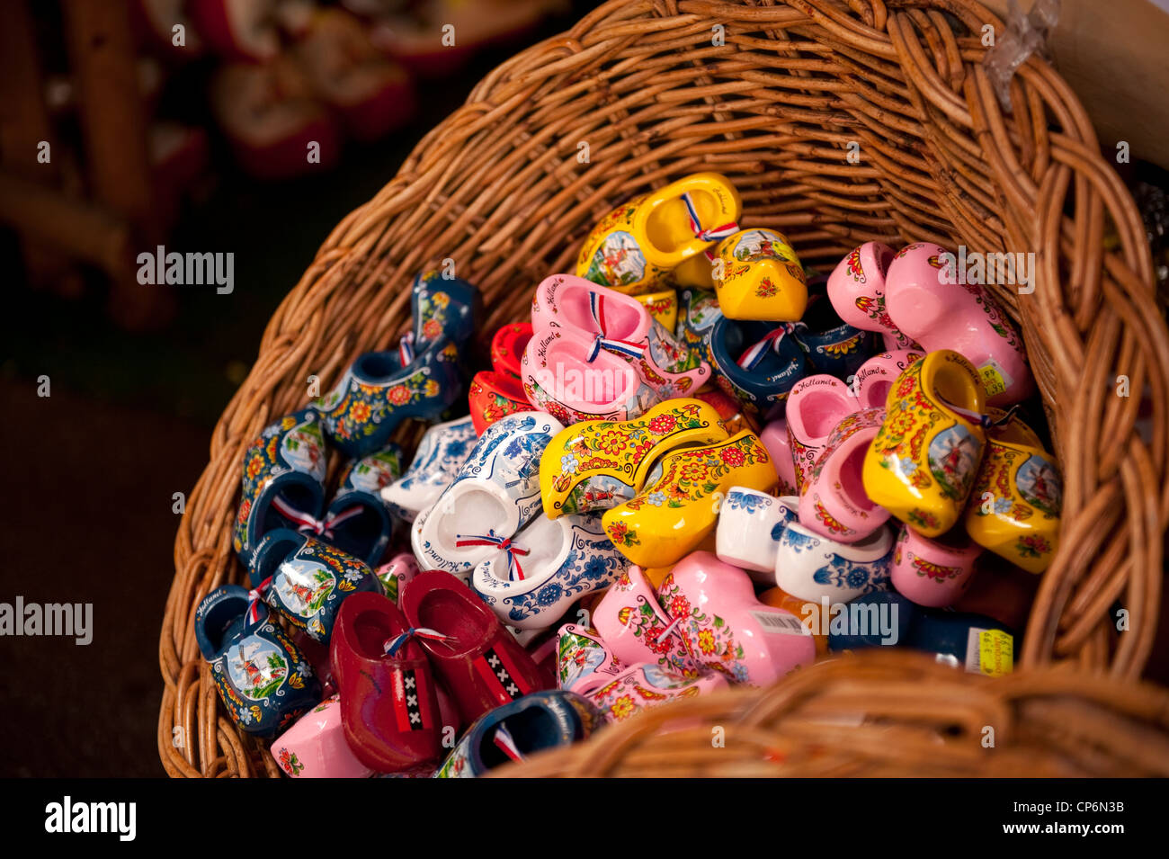 Small Clogs Tourist Gifts Amsterdam Holland Netherlands Europe EU Stock ...