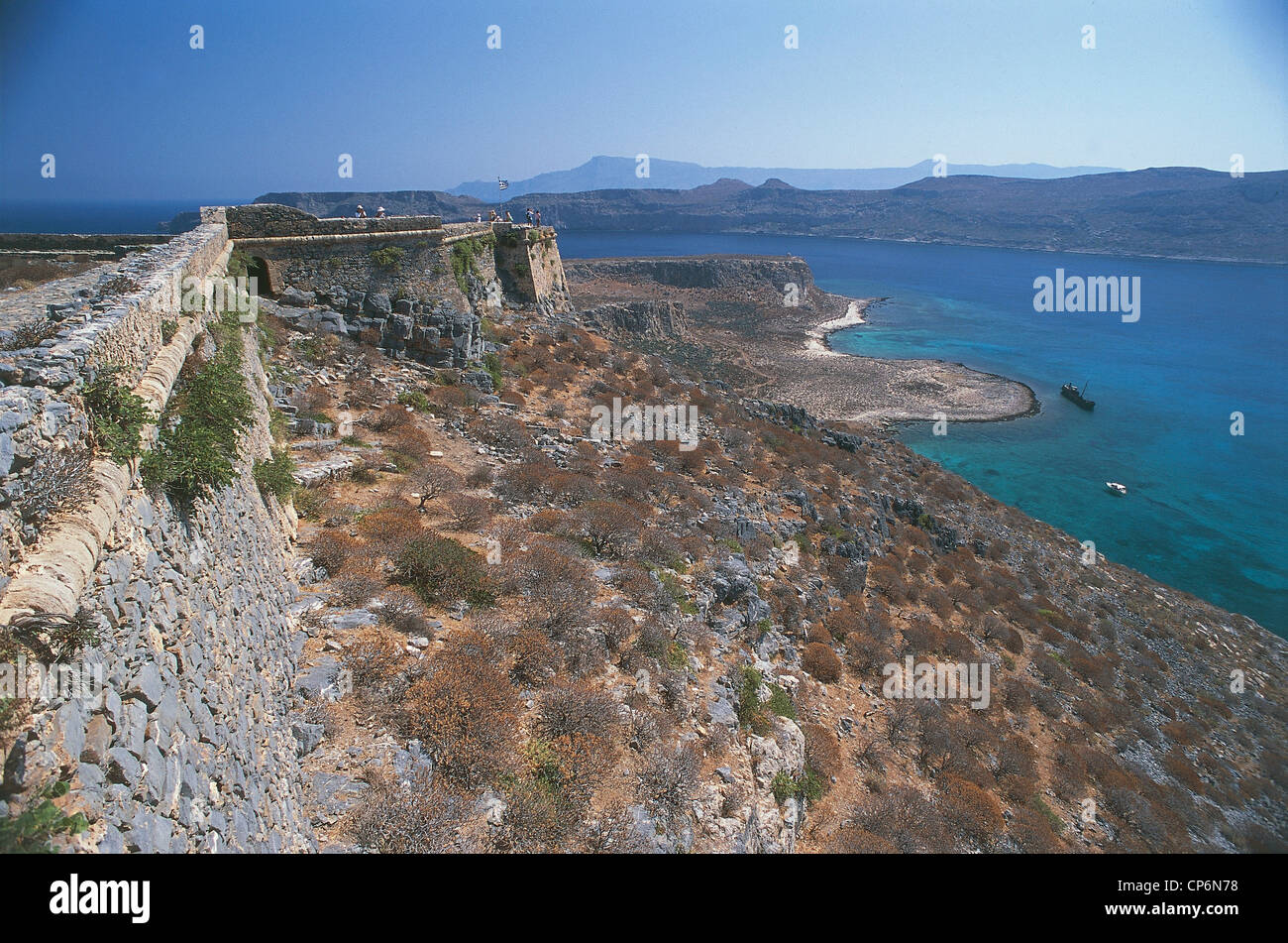 Greece - Crete Island - Around Kasteli - Islet of Gramvoussa, Venetian ...