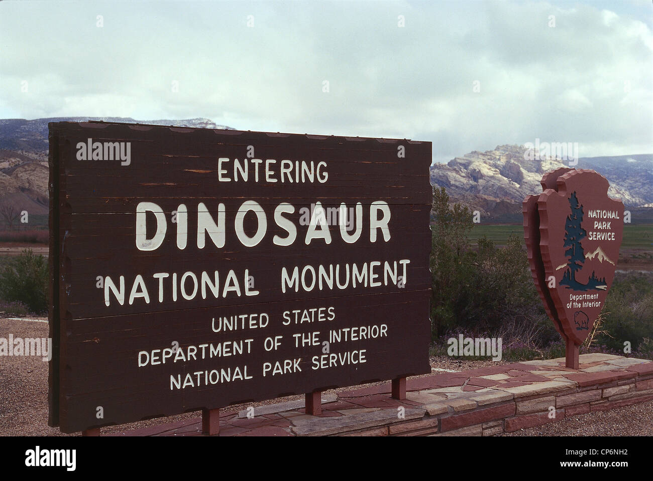 United States of America - Utah / Colorado. Dinosaur National Monument ...