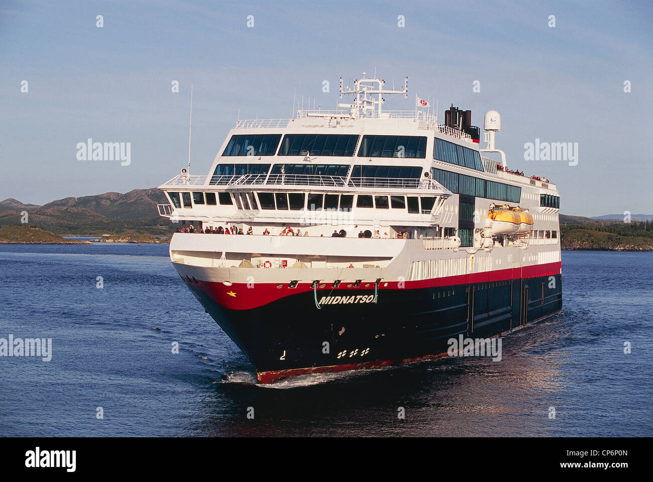 Norway - Hurtigruten ferry sailing Stock Photo - Alamy