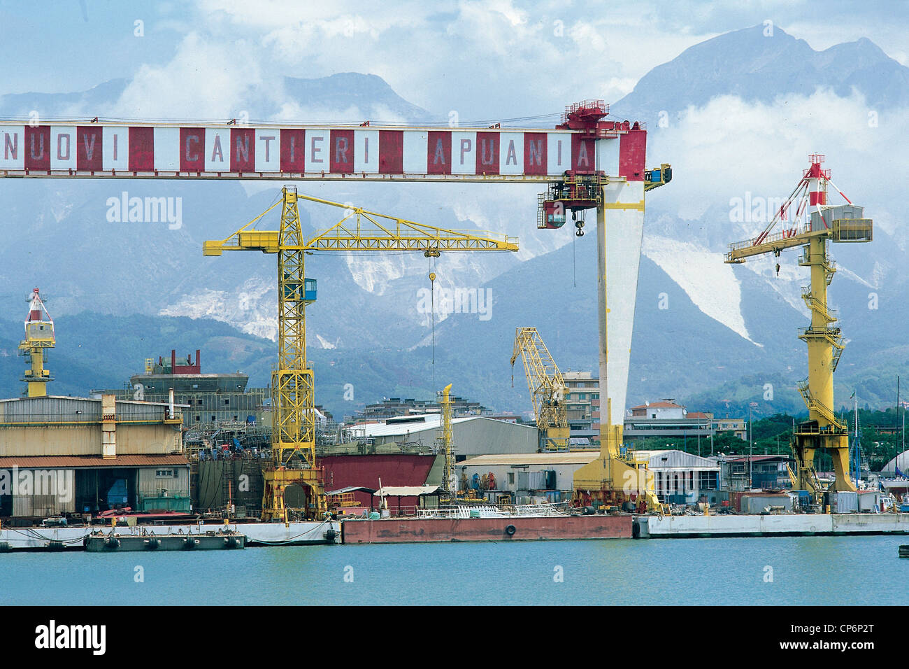 Tuscany Marina Di Carrara Port Stock Photo - Alamy