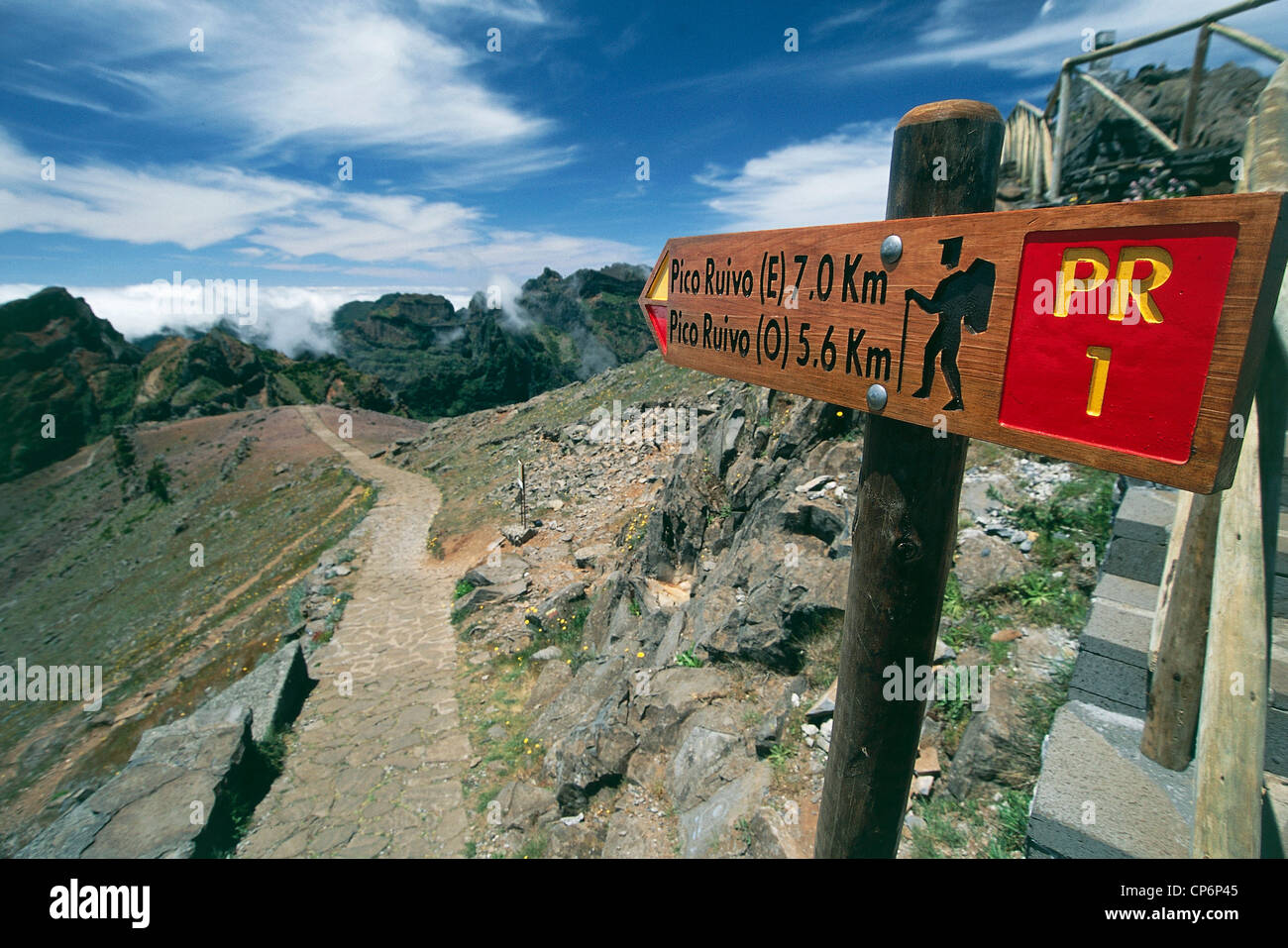 Portugal - Archipelago of Madeira - Madeira Island - Path leading to ...