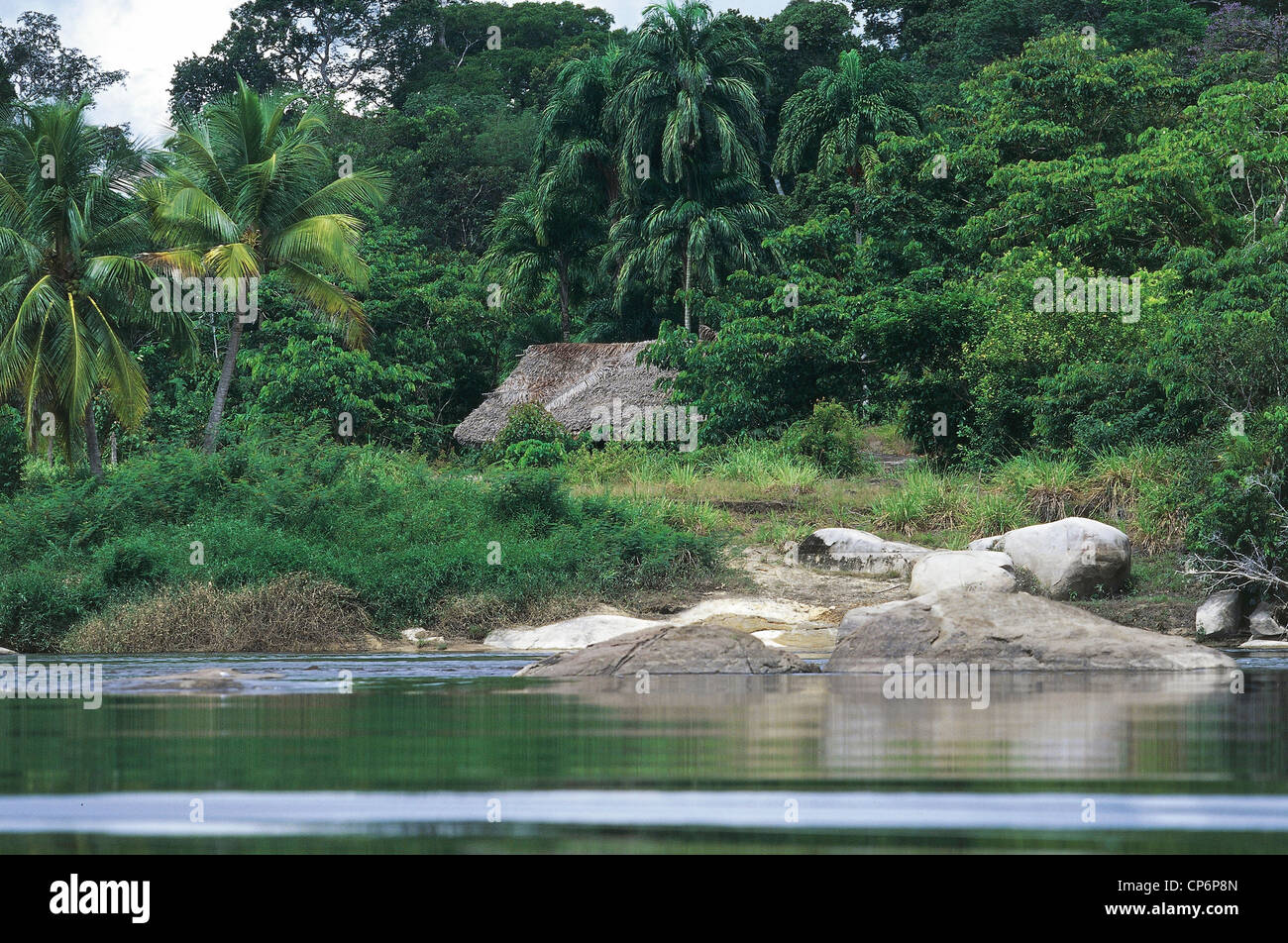 Yanomami house hi-res stock photography and images - Alamy