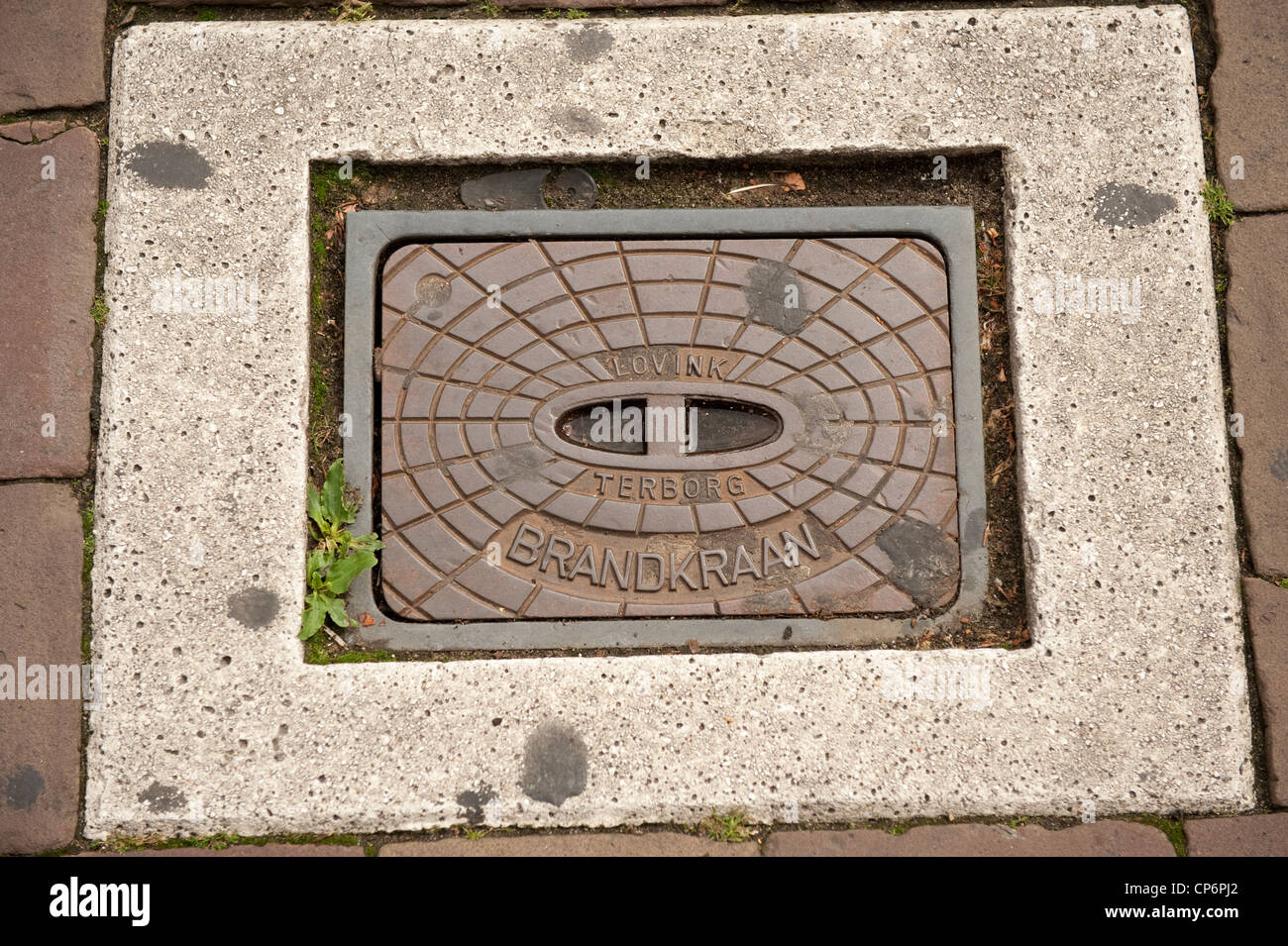 Cast Iron Dutch Fire Hydrant Water Delft Netherlands Holland Europe EU ...