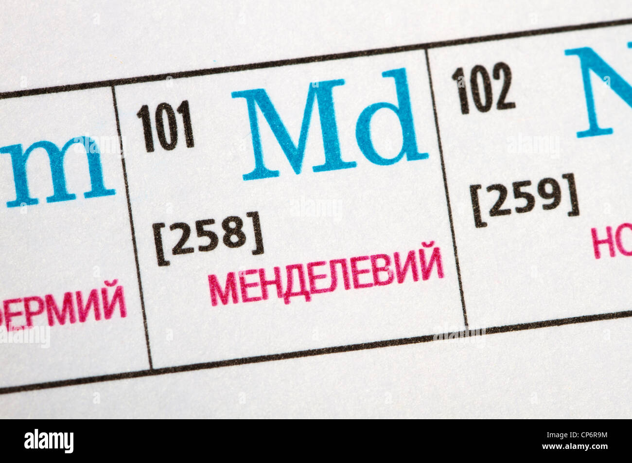 Mendeleyev periodic table hi-res stock photography and images - Alamy