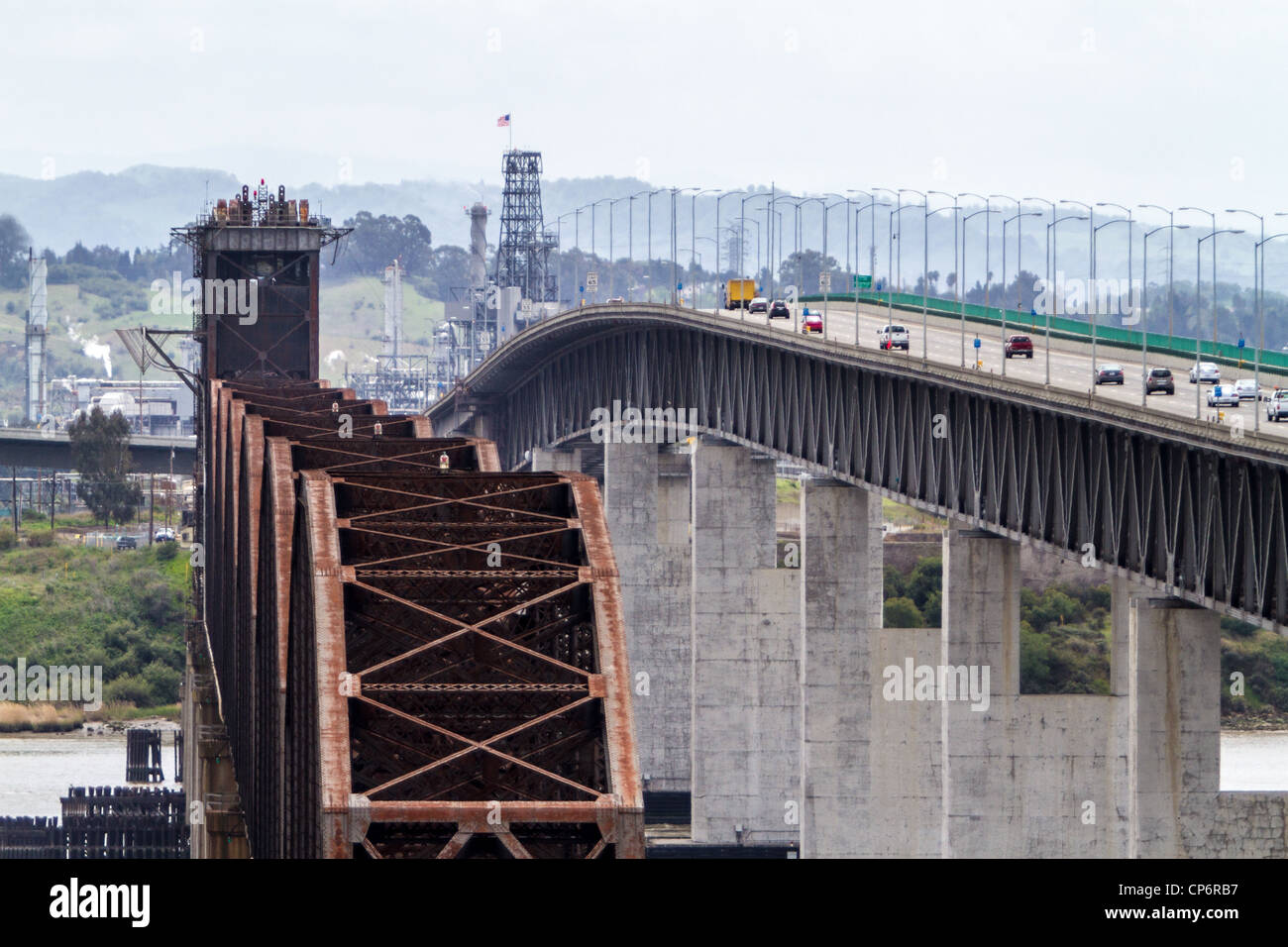 Benicia Ship Under Bridge