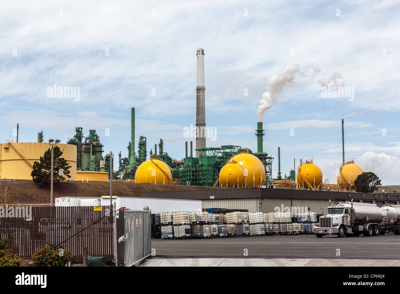 Oil refineries in Benicia California Stock Photo - Alamy