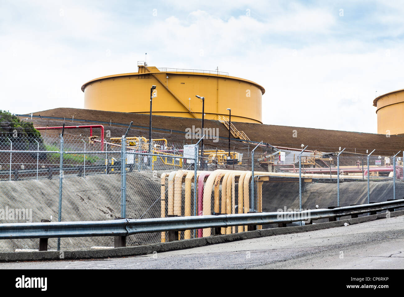 Oil refineries in Benicia California Stock Photo - Alamy