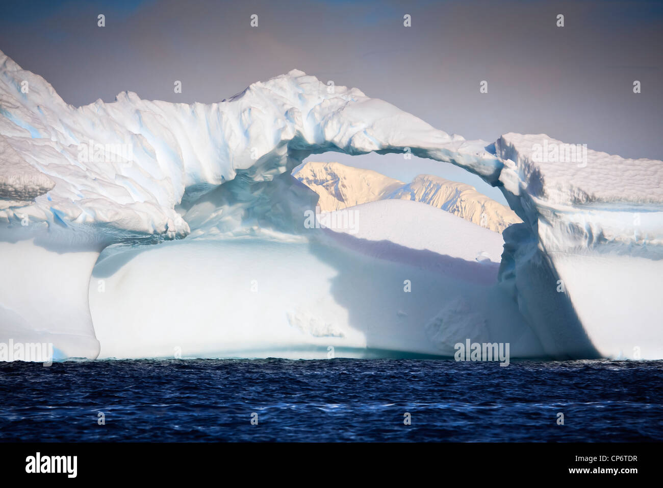 Antarctic iceberg in the snow Stock Photo - Alamy
